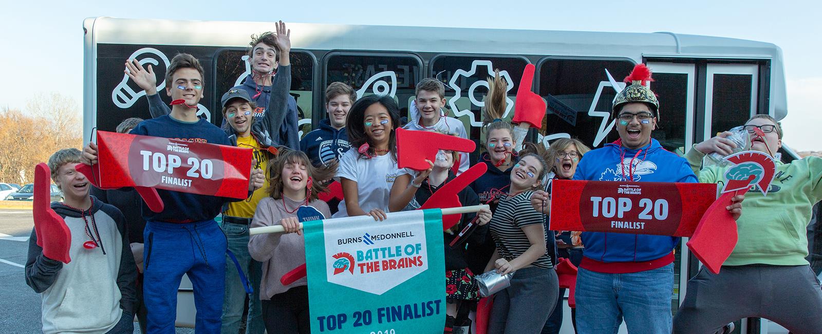 ‘Battle Buses’ Deliver STEMtastic News to Winning Students, Schools